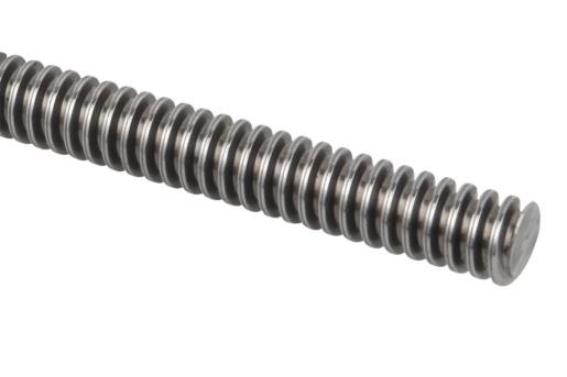 Vis à filet trapézoïdal pas simple, filetage à droite ou à gauche ...